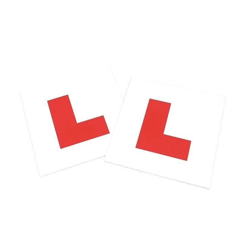 L Plates Fully Magnetic Exterior Car New Learner Driver Secure & Safe ...