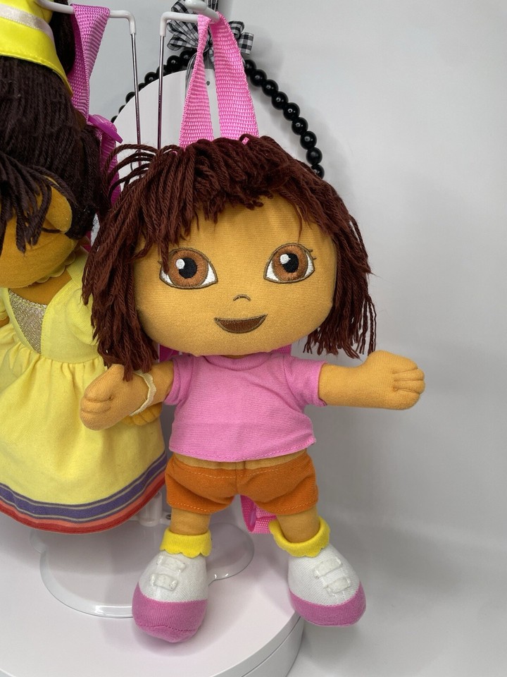 Nickelodeon Vintage Dora The Explorer Plush Doll Backpacks Fairytale ...