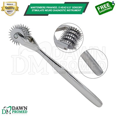 Wartenberg Pinwheel 5 Head 6.5″ Sensory Stimulate Neuro Diagnostic ...