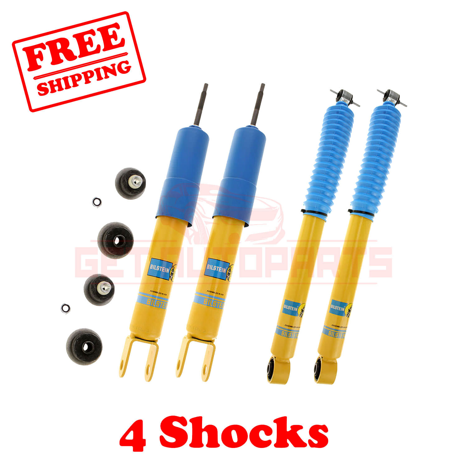 Kit 4 Bilstein B6 4600 Front & Rear shocks for 09-`10 Hummer H3T | eBay