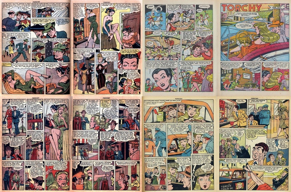 Torchy - Comic Strip Fantasy Spicy Risqué Sexy Art Magazine -6 Old Issues on USB | eBay