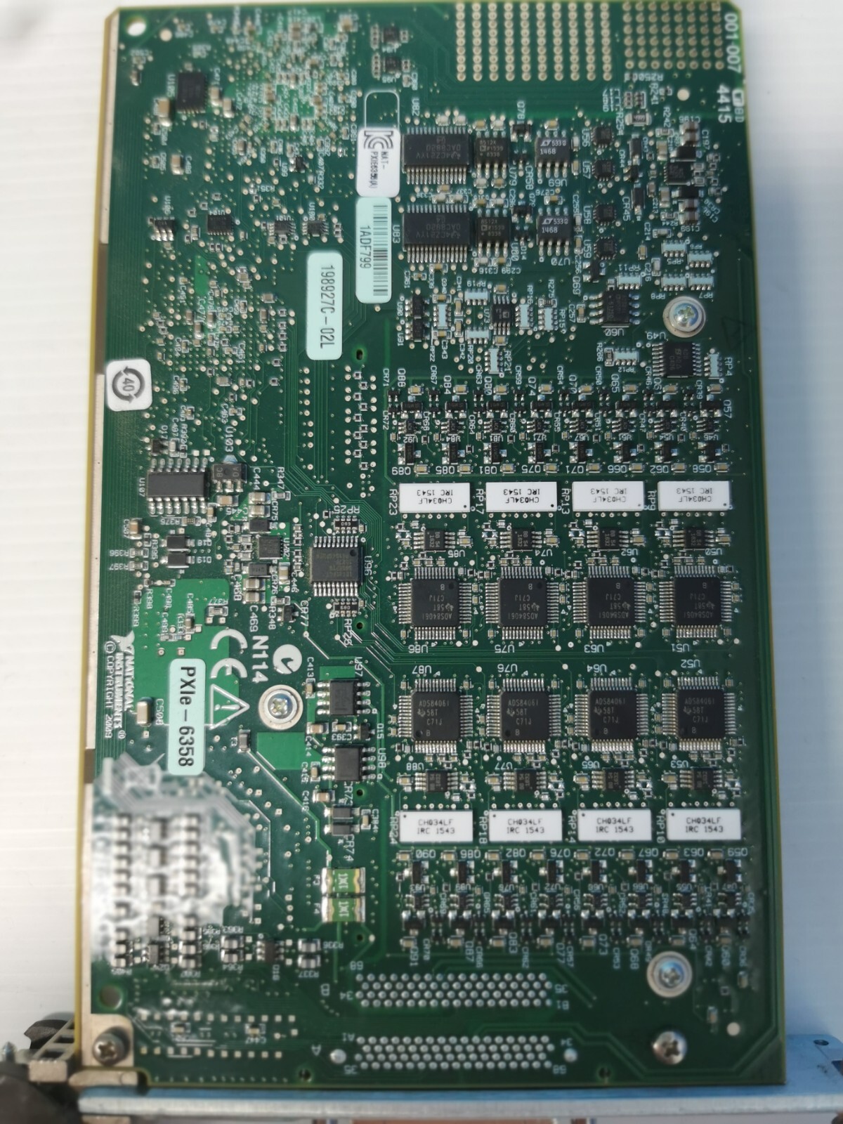 National Instruments NI PXIe-6358 Multifunction DAQ 16 AI 1.25MS 48 DIO ...