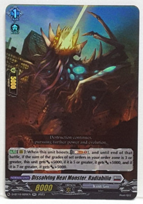 Vanguard Dissolving Heat Monster, Radiabilio D-BT10/026EN RR Brandt ...