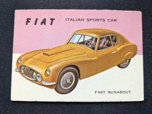 1954 Topps World on Wheels # 122 Fiat Runabout (VG) | eBay