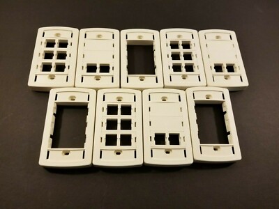COMMSCOPE #M13FP-262 Flexible Face Plates wData & Blank Inserts, Beige ...