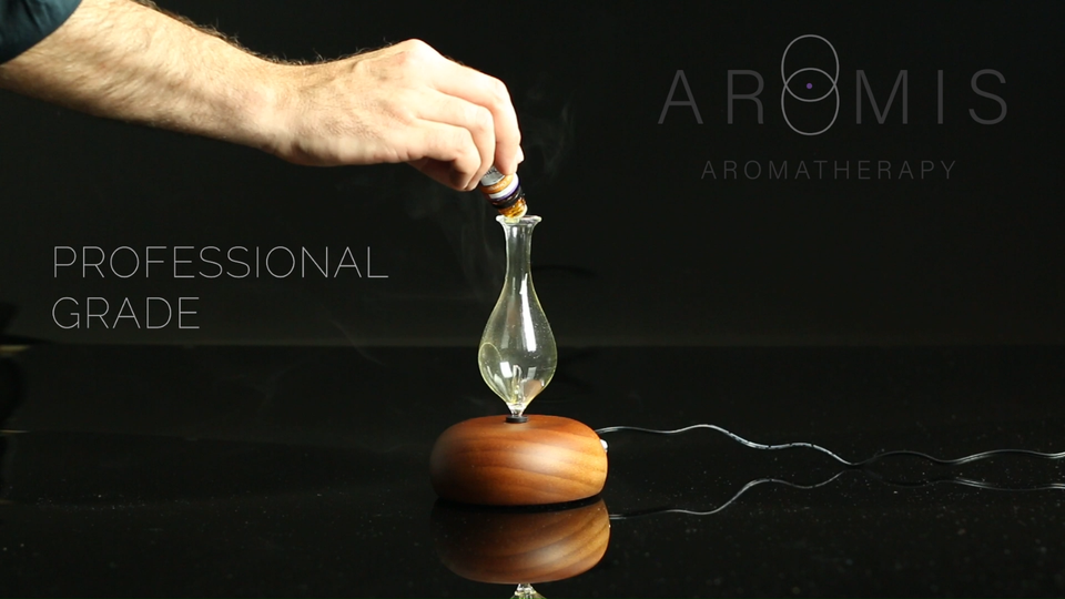 ArOmis - Professional Wood & Glass Aromatherapy Nebulizing Diffuser | eBay