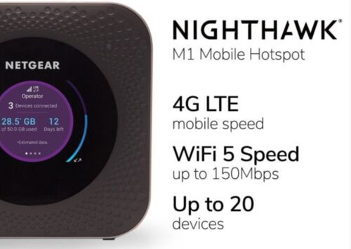 NETGEAR Nighthawk M1 Wireless Wi-Fi Hotspot Modem - MR1100 for sale ...