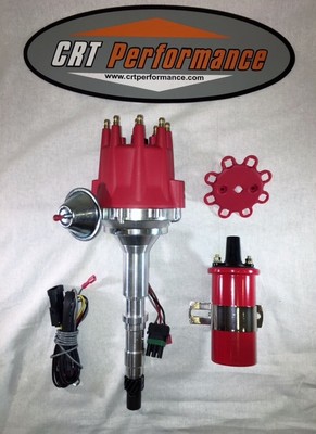 AMC V8 Small Cap HEI Distributor Red + 45K Coil | 290 304 343 360 390 ...