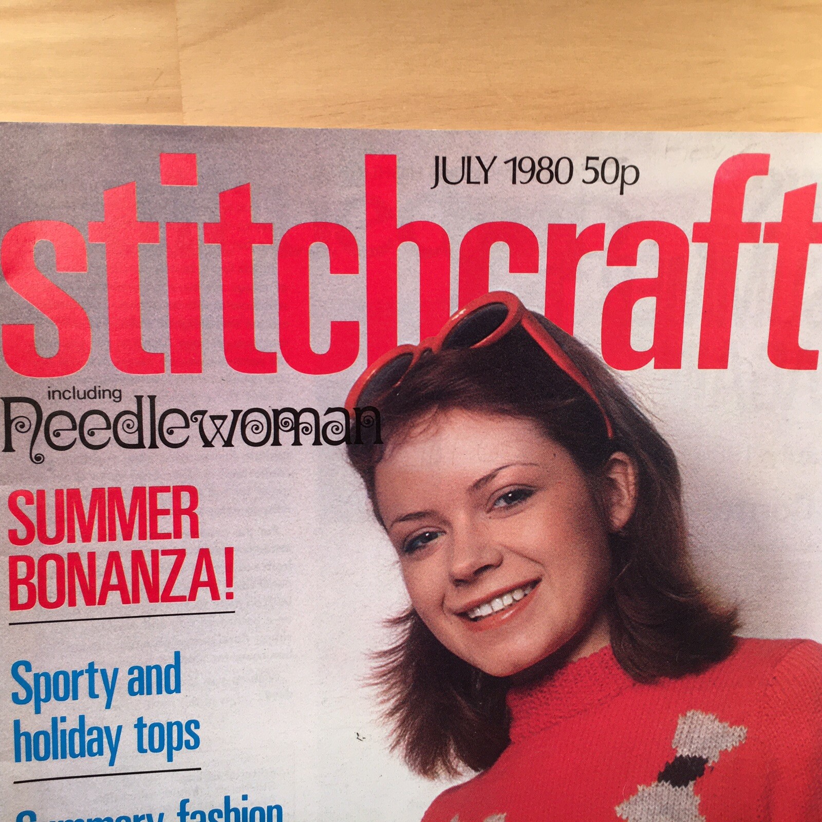 STITCHCRAFT JULY 1980 Vintage Knitting Pattern Book Craft Stitchery ...