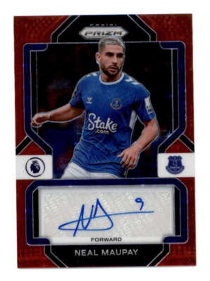 NEAL MAUPAY 2022/23 PRIZM PREMIER LEAGUE RED STAR PRIZMS AUTOGRAPH AUTO ...