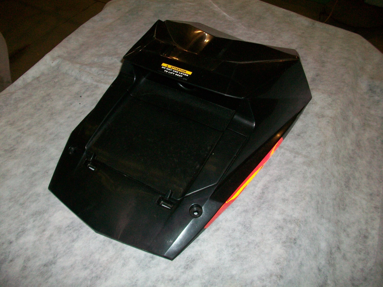 Arctic cat snowmobile rear storage box w/lid 2718-365 | eBay