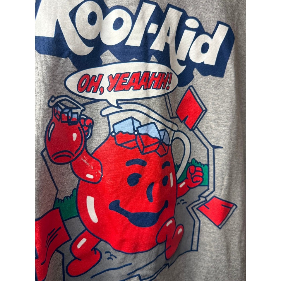 Kool-Aid T-Shirt Oh Yeah Logo Graphic Tee Size Large New With Defect | eBay