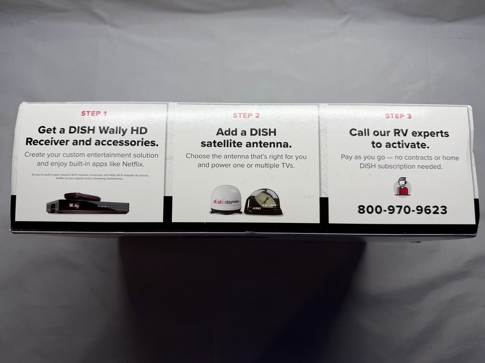 DISH Wally HD Satellite Receiver for RV TV Netflix Support New Sealed ...