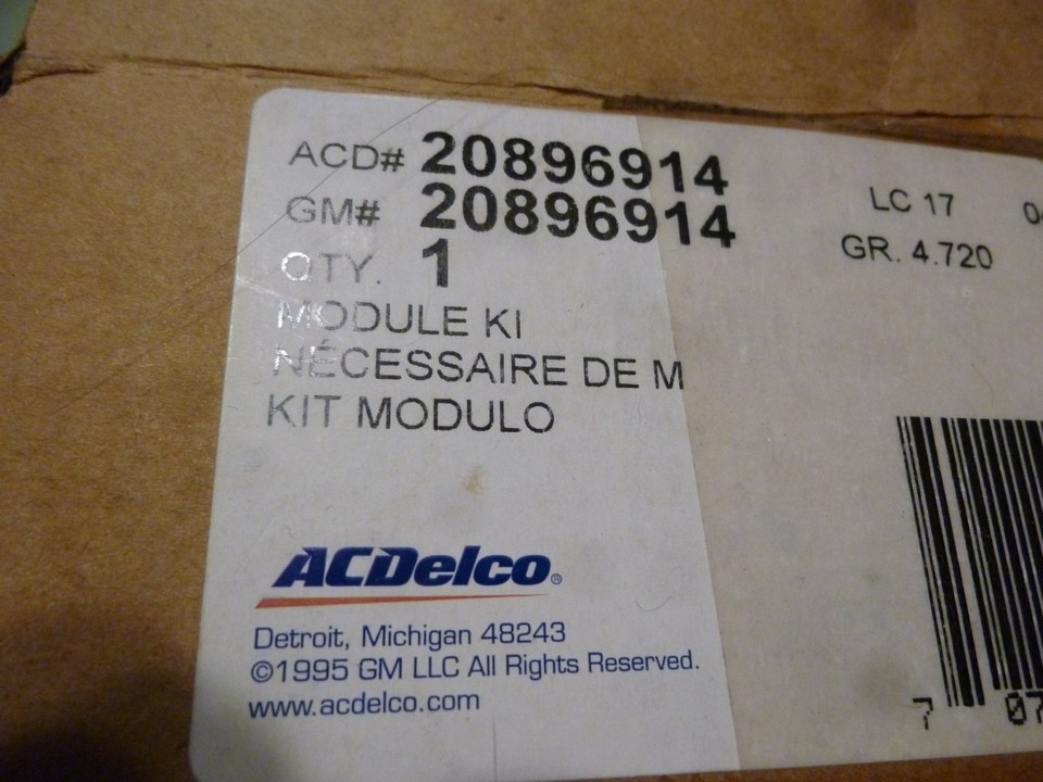 GM 20896914 EBCM Electric Brake Control Module | eBay