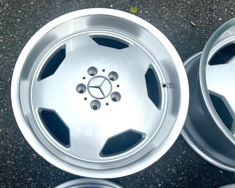 MERCEDES MONOBLOCK 17 INCH RIMS WHEELS STAGGERED SET4 NEW FITS Cl500 ...