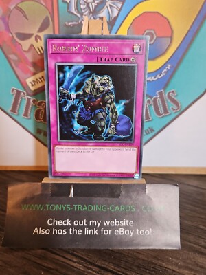 IOC-EN109 Robbin' Zombie Rare 25th Anniversary Edition Mint YuGiOh Card ...