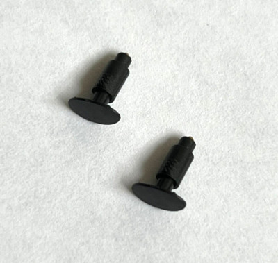 2 x Accurascale Class 37 Oval Loco buffers, sprung, new unused spares ...