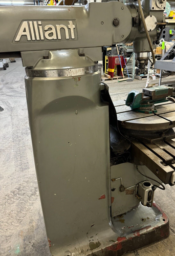 ALLIANT VERTICAL MILLING MACHINE 42VC VARIABLE SPEED 42" X 9" WORKBENCH ...