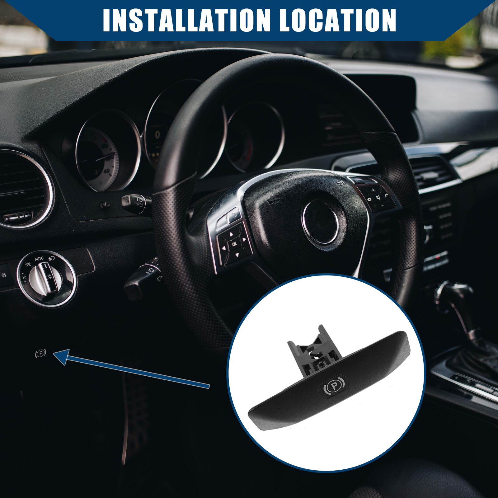 Pack of 1 for Mercedes-Benz C250 Parking Brake Handle A2044270020 | eBay