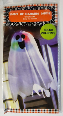 Halloween Color Changing Light Up Hanging Ghost | eBay