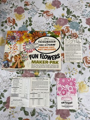 1967 Mattel Fun Flowers Maker- Pak w/ booklets | eBay