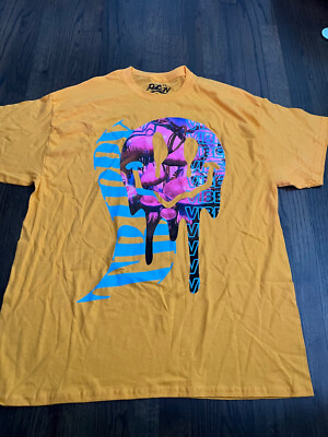 popular poison t shirt men’s size XL orange graphic tee | eBay