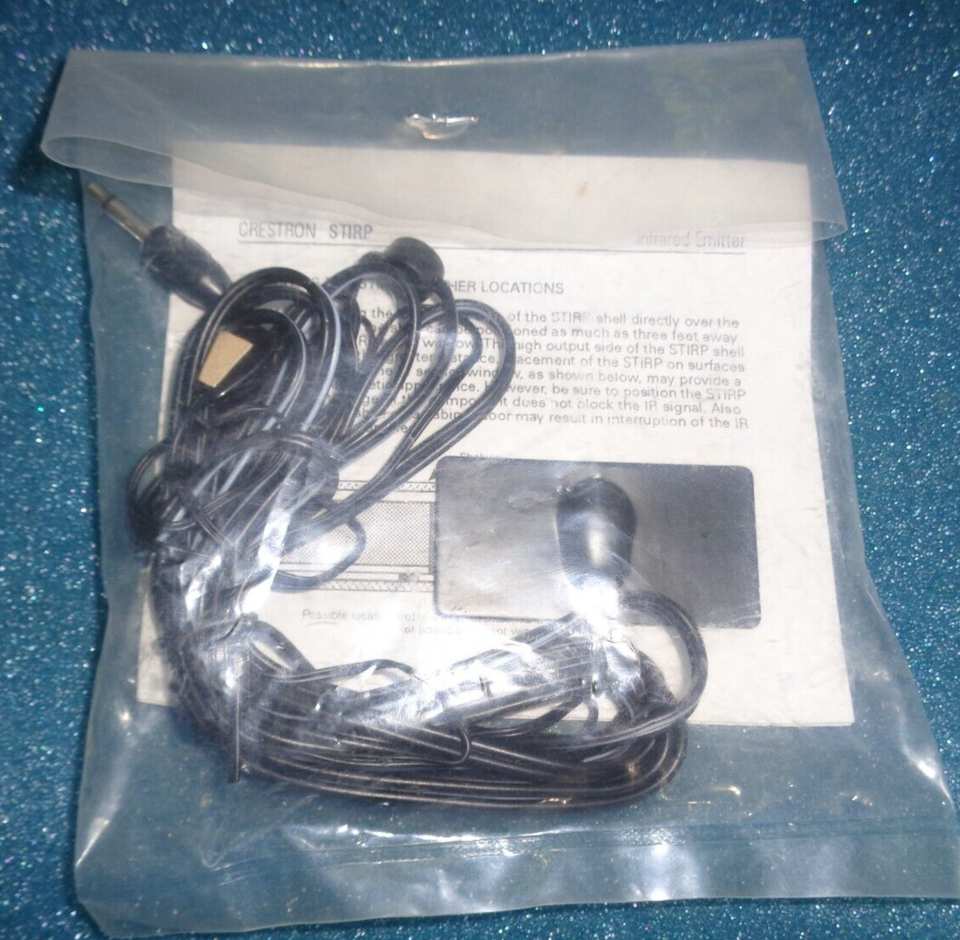 Crestron STIRP IR Infrared Emitter with 3.5mm Mini Phone Plug | eBay
