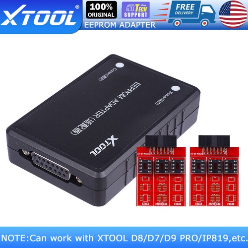 XTOOL EEPROM Adapter IMMO Key Coding Chip PIN Code Reader For D7/D8/D9 ...