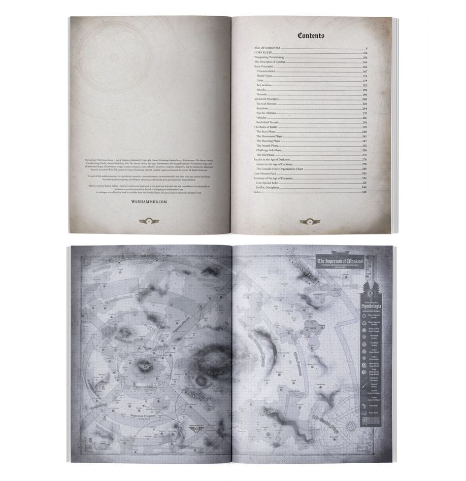 Warhammer 30K Horus Heresy Age of Darkness 3rd Edition Rulebook ...