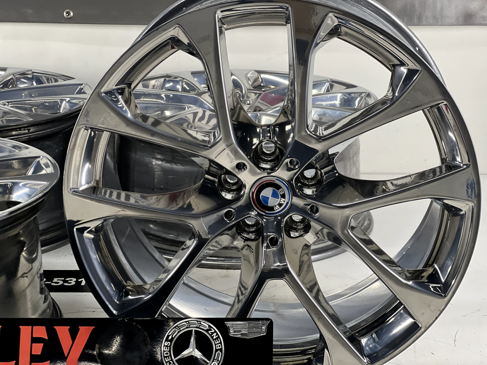 20" BMW OEM GEN RIMS WHEELS only 20" G05 X5 X6 36118071996 UHD CHROME ...