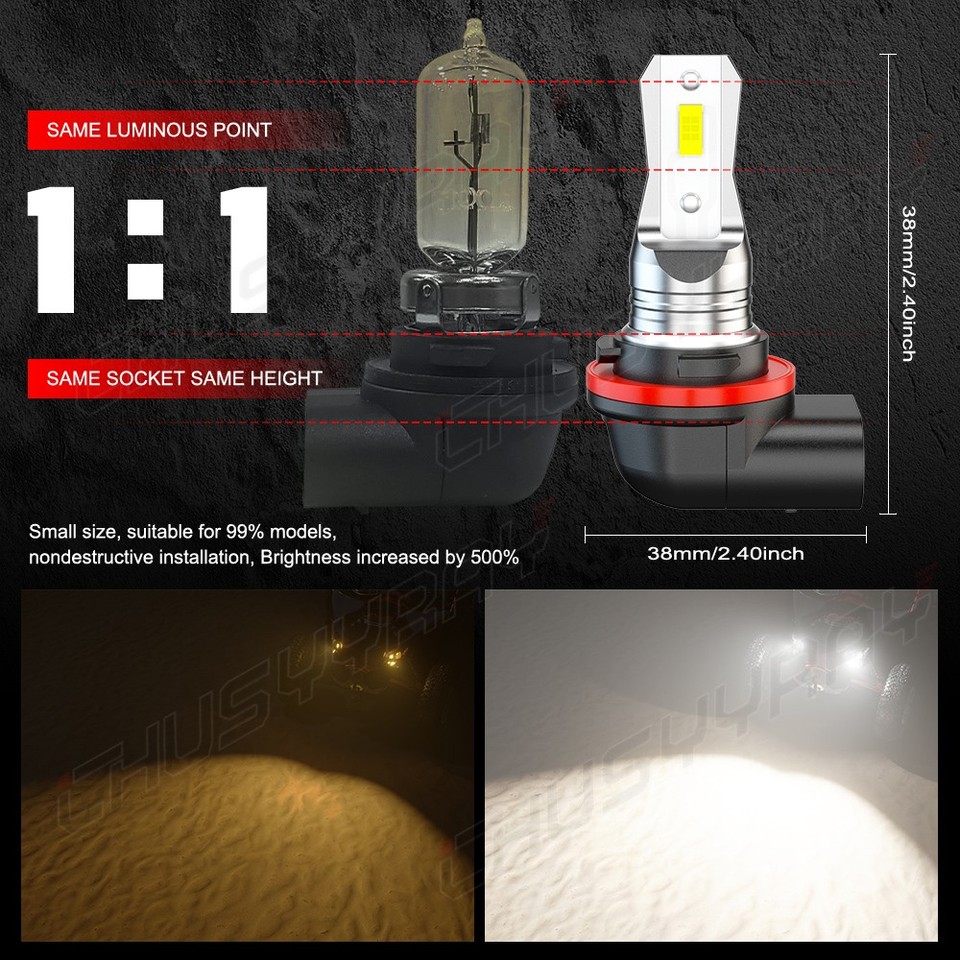 For Polaris New ATV/UTV, Three (3) Prong 30/30 Watt Headlamp Light Bulb ...