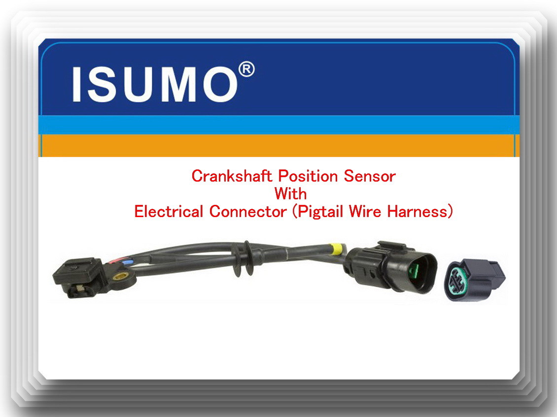 Crankshaft Position Sensor W/Pigtail Connector For Kia Sorento V6 3.5L ...