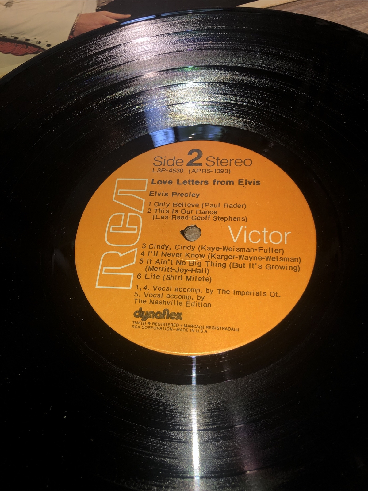 Love Letters From Elvis 1971 RCA Victor LSP-4530 Stereo Album Pre Owned ...