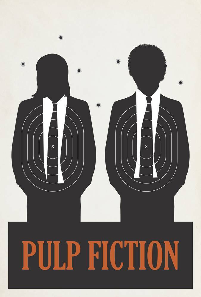 Pulp Fiction Minimalistische Poster