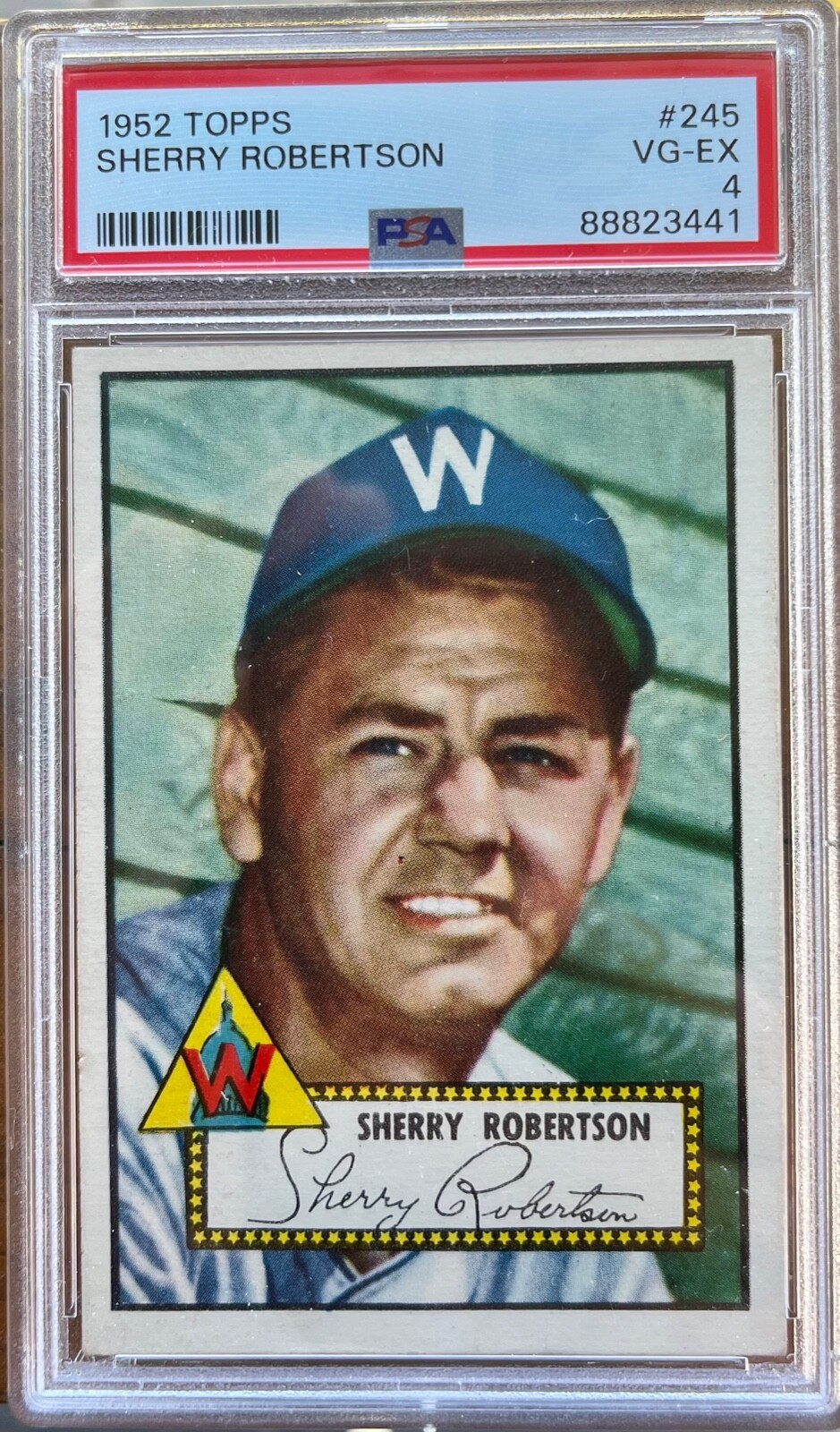 1952 Topps Sherry Robertson #245 PSA 4 | eBay