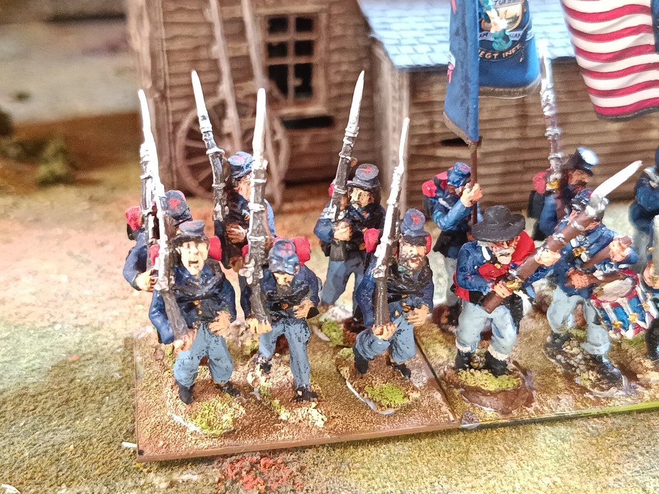 28mm ACW - Union 1st Michigan Infantry Regiment / pro painted | eBay