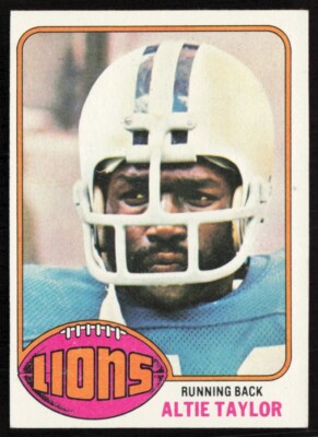 1976 Topps #79 Altie Taylor Detroit Lions | eBay