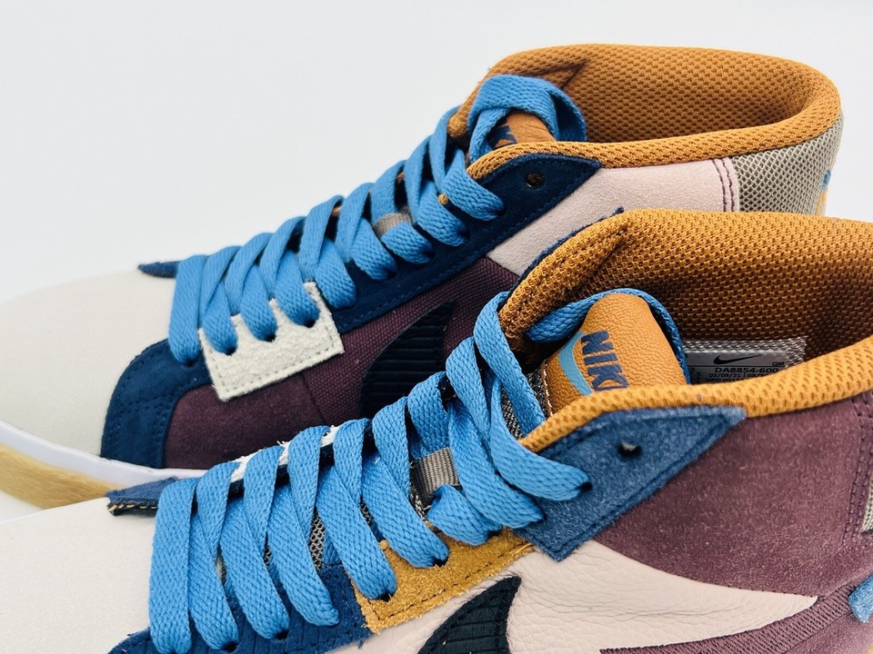 Nike SB Blazer Mid PRM Mosaic Dark Wine DA8854-600 Size Men’s 5/Women 6 ...