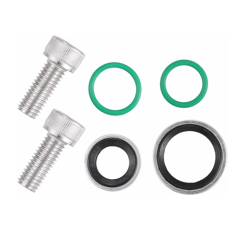 Aluminum LS Swap New A/C Compressor Adapter Fittings for Denso 10S17F ...