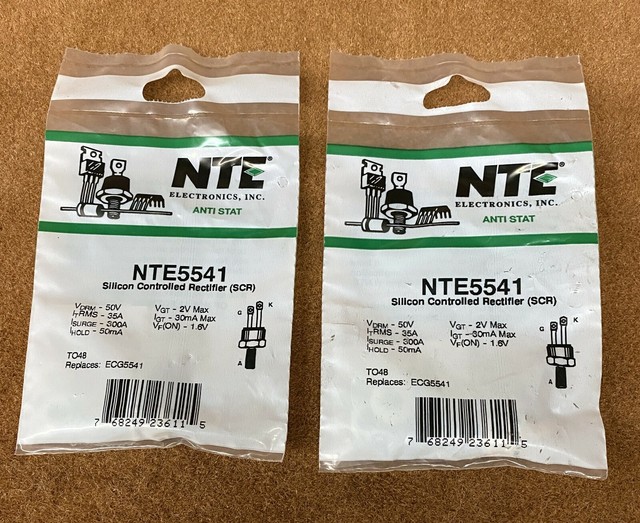 NOS NTE Electronics NTE5541 SCR 35A 50V TO48 (2PACK) for sale online | eBay