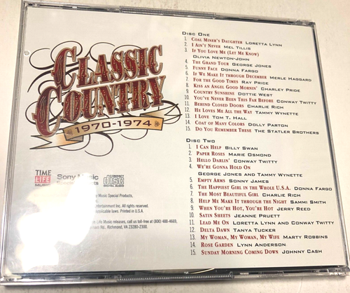 Time Life Classic Country 1950-1974 + Great Duets 10x Cd (Box) Conway ...