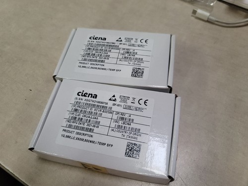 LOT OF 2 SEALED Genuine Ciena SFP Transceiver XCVR-B00G85 1g,mm,lc,550m ...