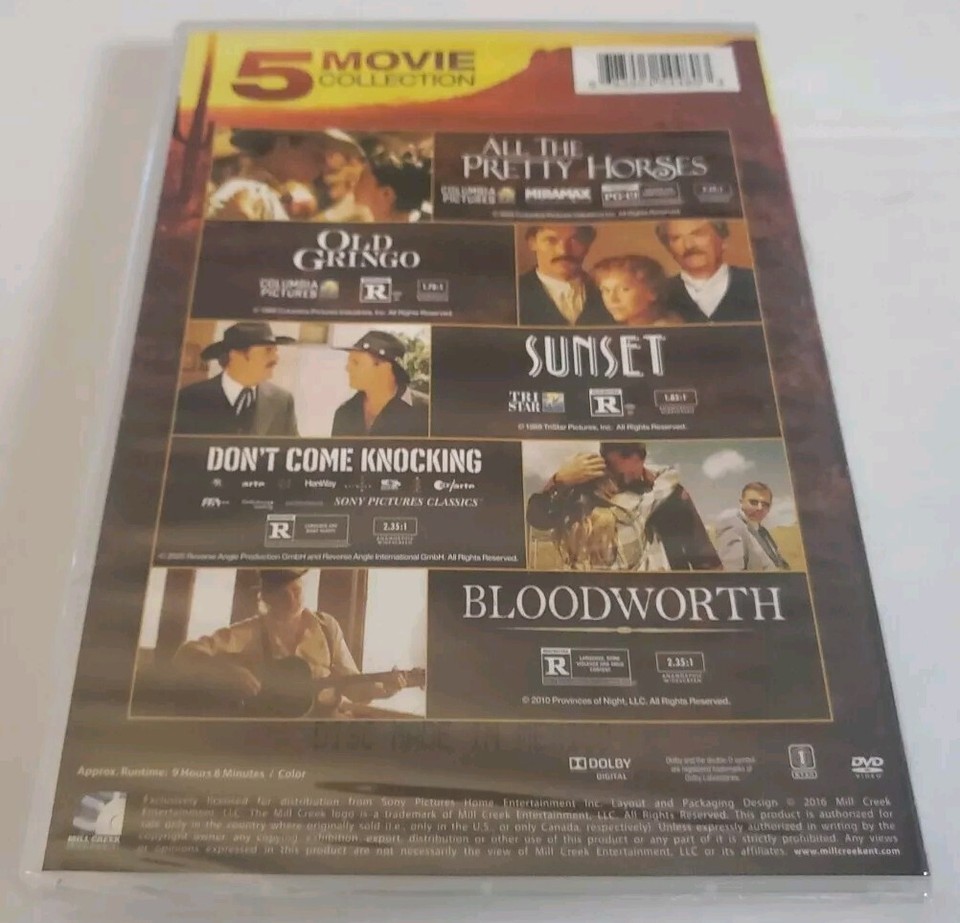 5 Movie Collection Into the Sunset DVD BRAND NEW Sealed Matt Damon ...
