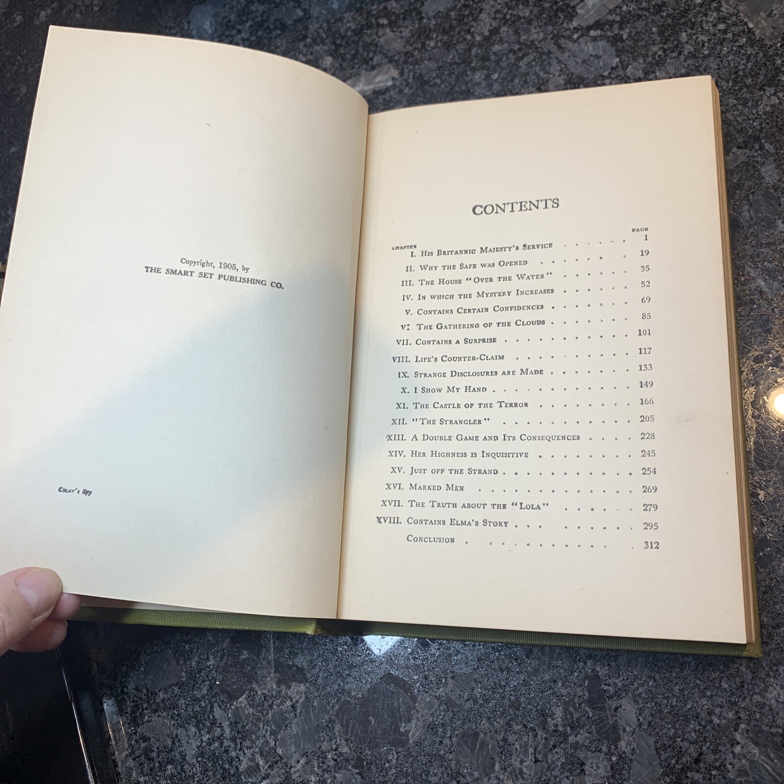 Antique VTG BOOK The Czar's Spy-the mystery of silent love-Le Queux-1st ...