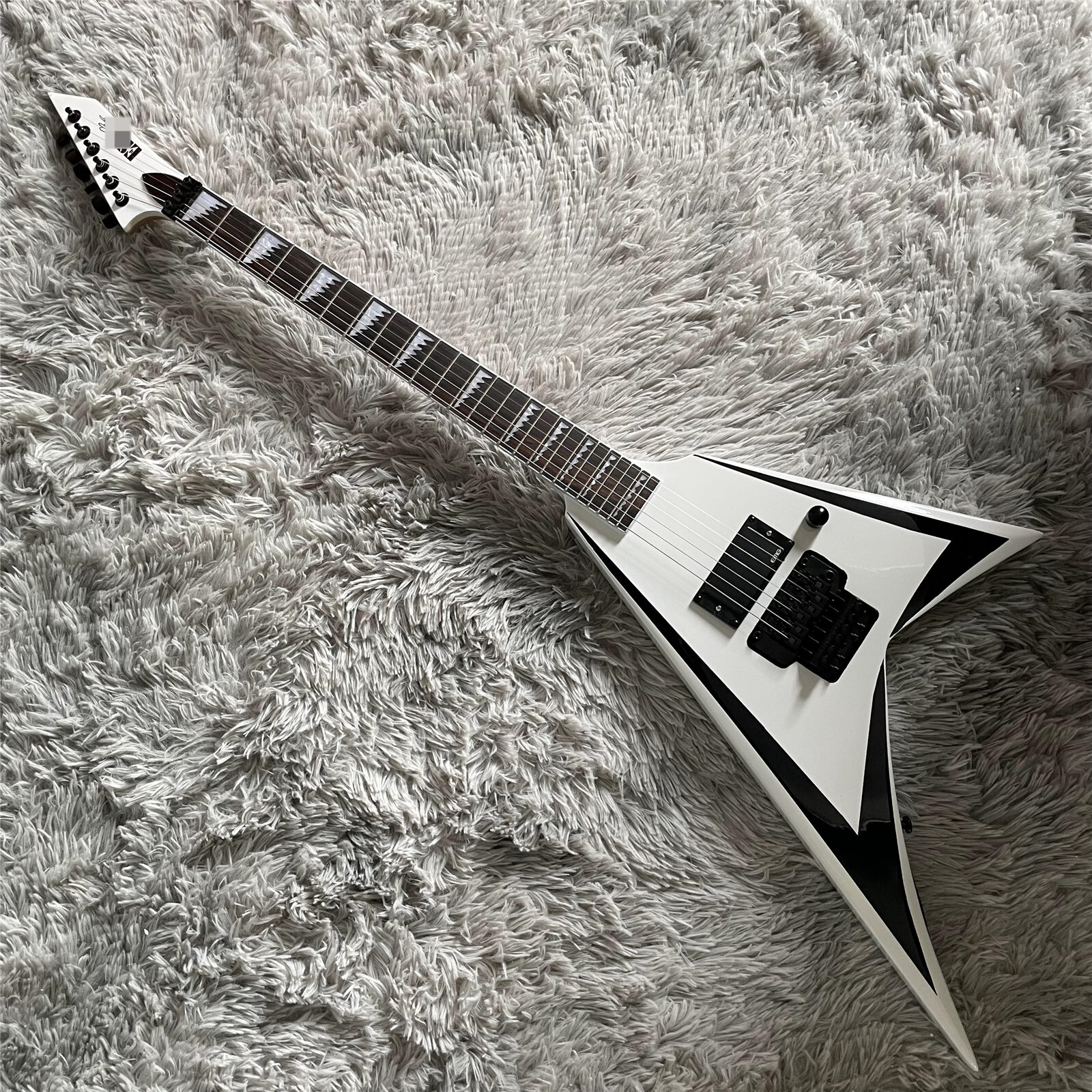 6 String White Alexi Laiho Electric Guitar Active Pickup FR Bridge in ...