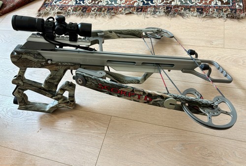 Scorpyd Crossbow Silver Ventilator Series "Long" Version w/HAWKE SCOPE ...