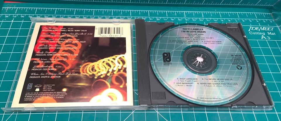 Im in Love Again Patti LaBelle CD 1987 1983 Sony Music Philadelphia ...