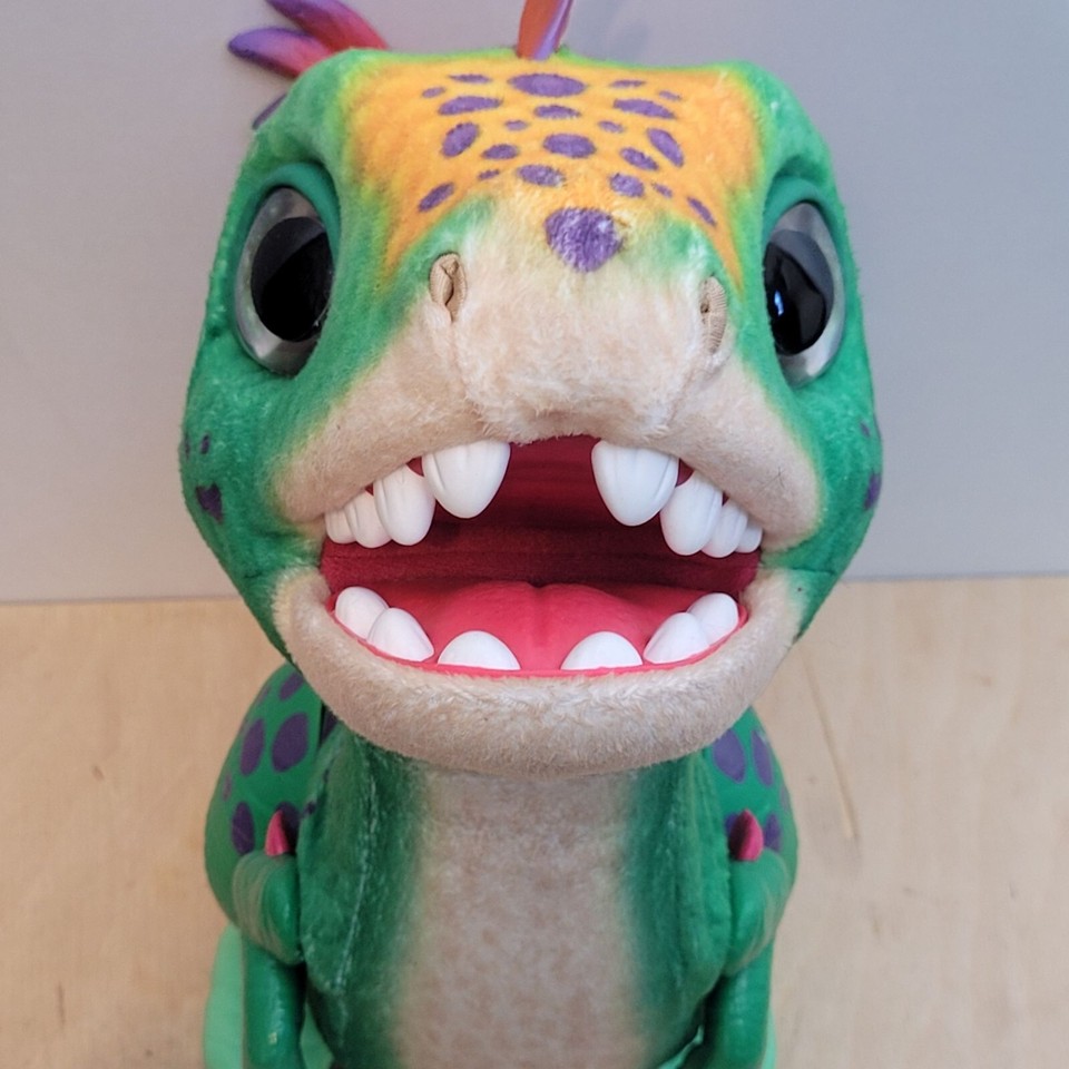 Fur Real Friends Munchkin Rex Trex Animated Dinosaur Works 12 Inches | eBay