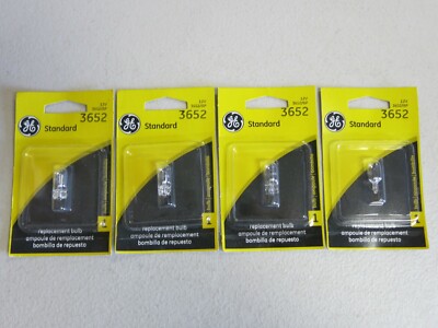 GE 3652/BP2 Standard Automotive Replacement Bulb 12V - lot of 4 | eBay