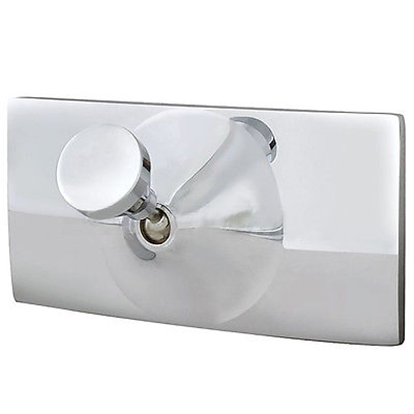 Interior Rectangle Square Chrome Rear View Glass Windshield Mirror Glue ...